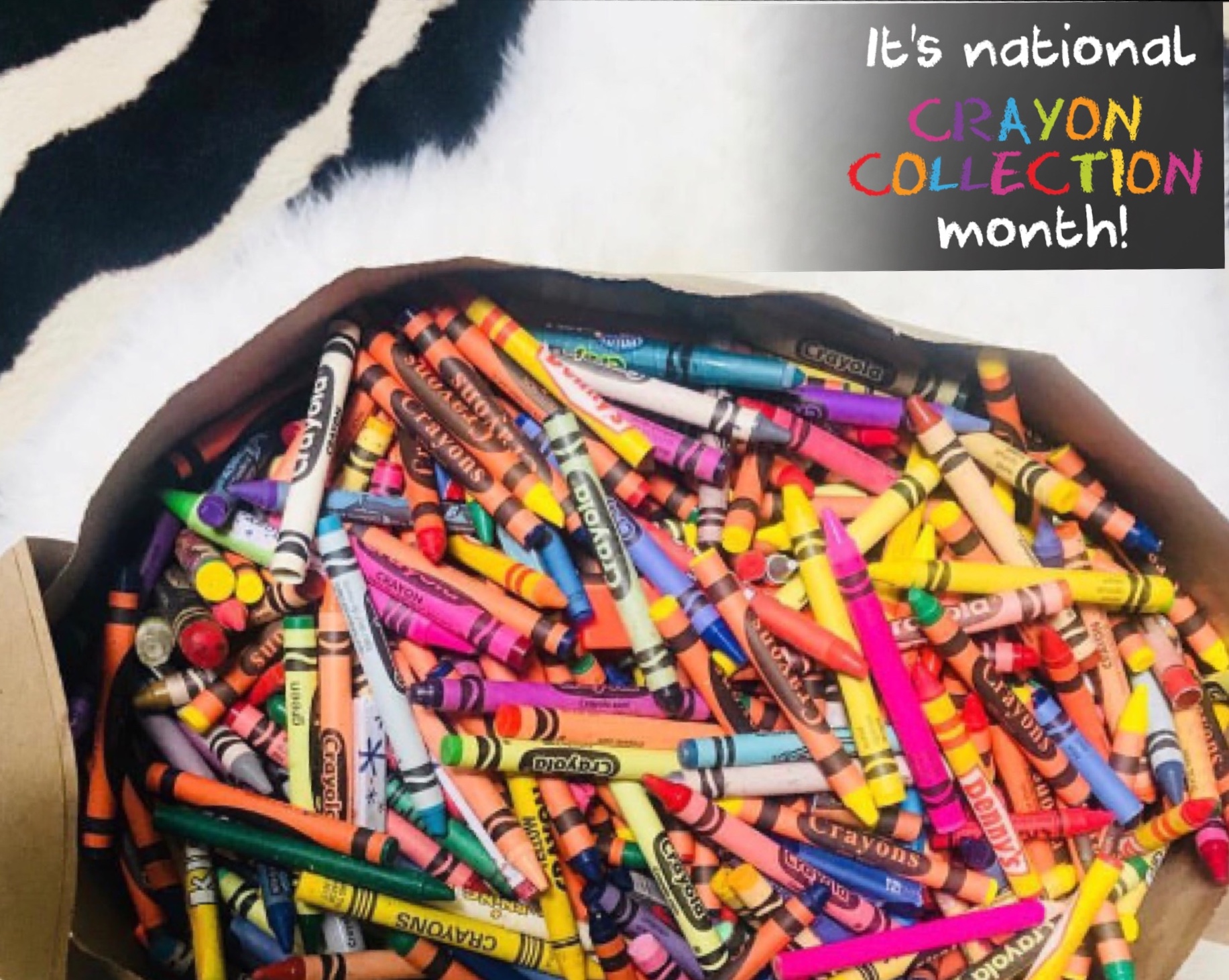 August is National Crayon Collection Month - Crayon Collection Helping ...